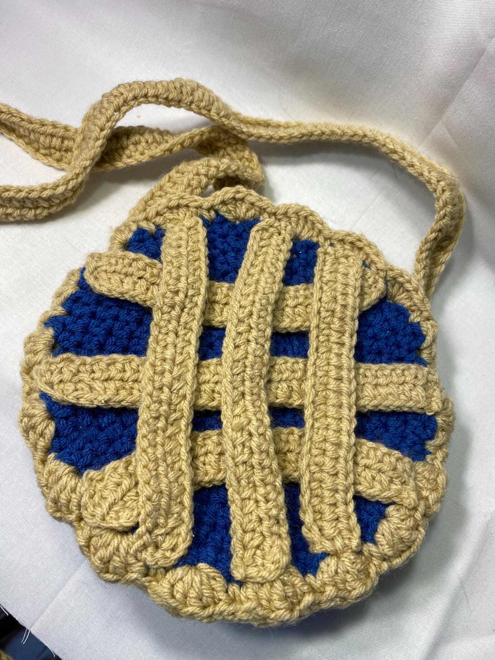 Crochet Blueberry Pie Bag - Etsy