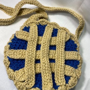 Crochet Blueberry Pie Bag - Etsy
