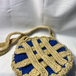Crochet Blueberry Pie Bag - Etsy