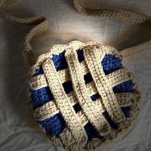 Crochet Blueberry Pie Bag - Etsy