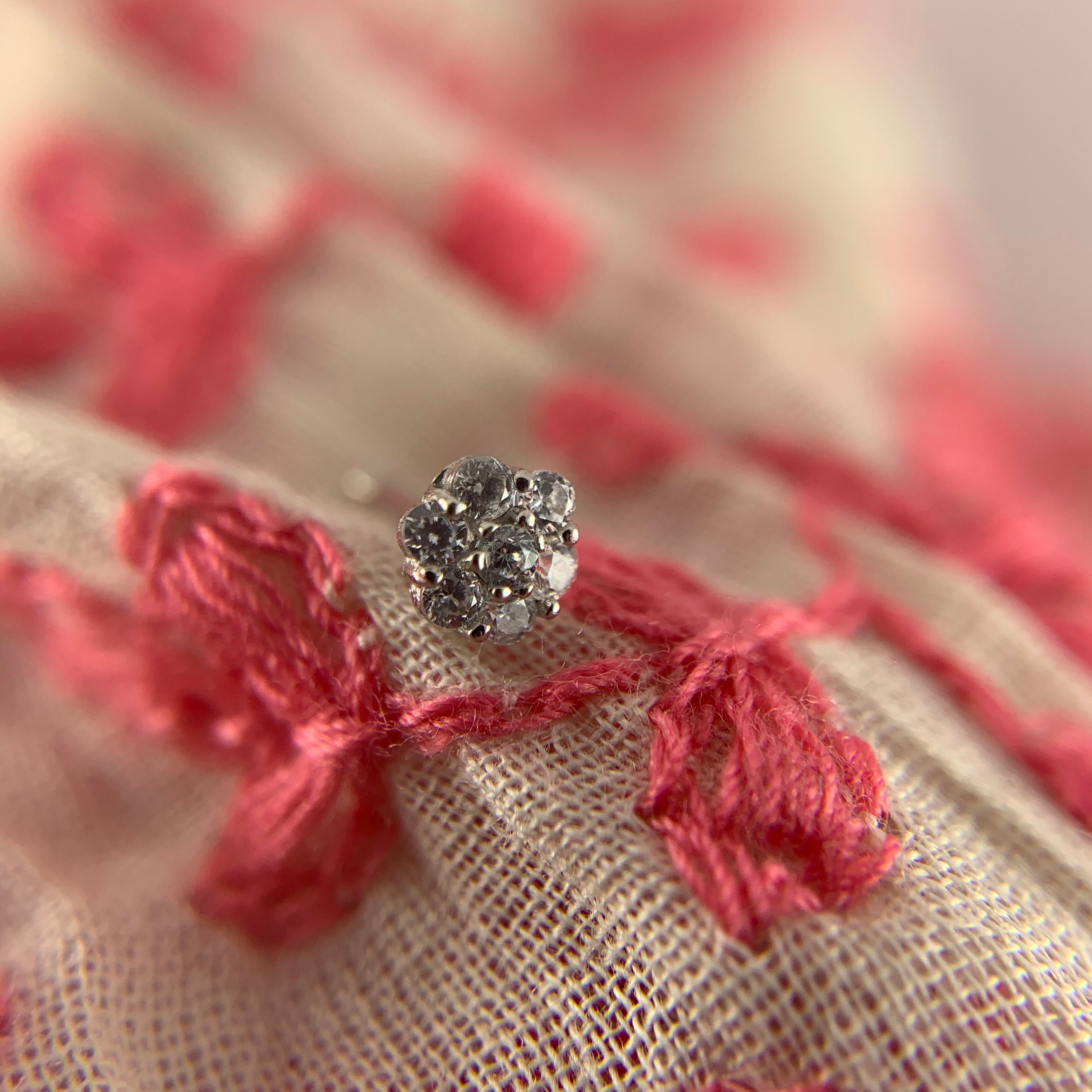 14k Solid Gold Nose Stud Solid Gold Nose Pinflower Nose - Etsy Canada