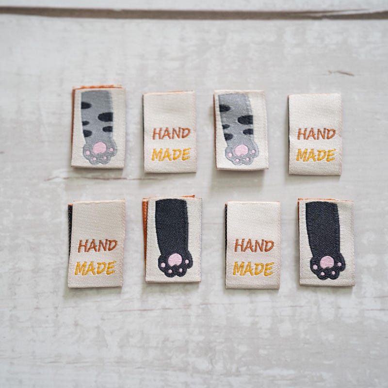 Cat Sew on Labels - Etsy