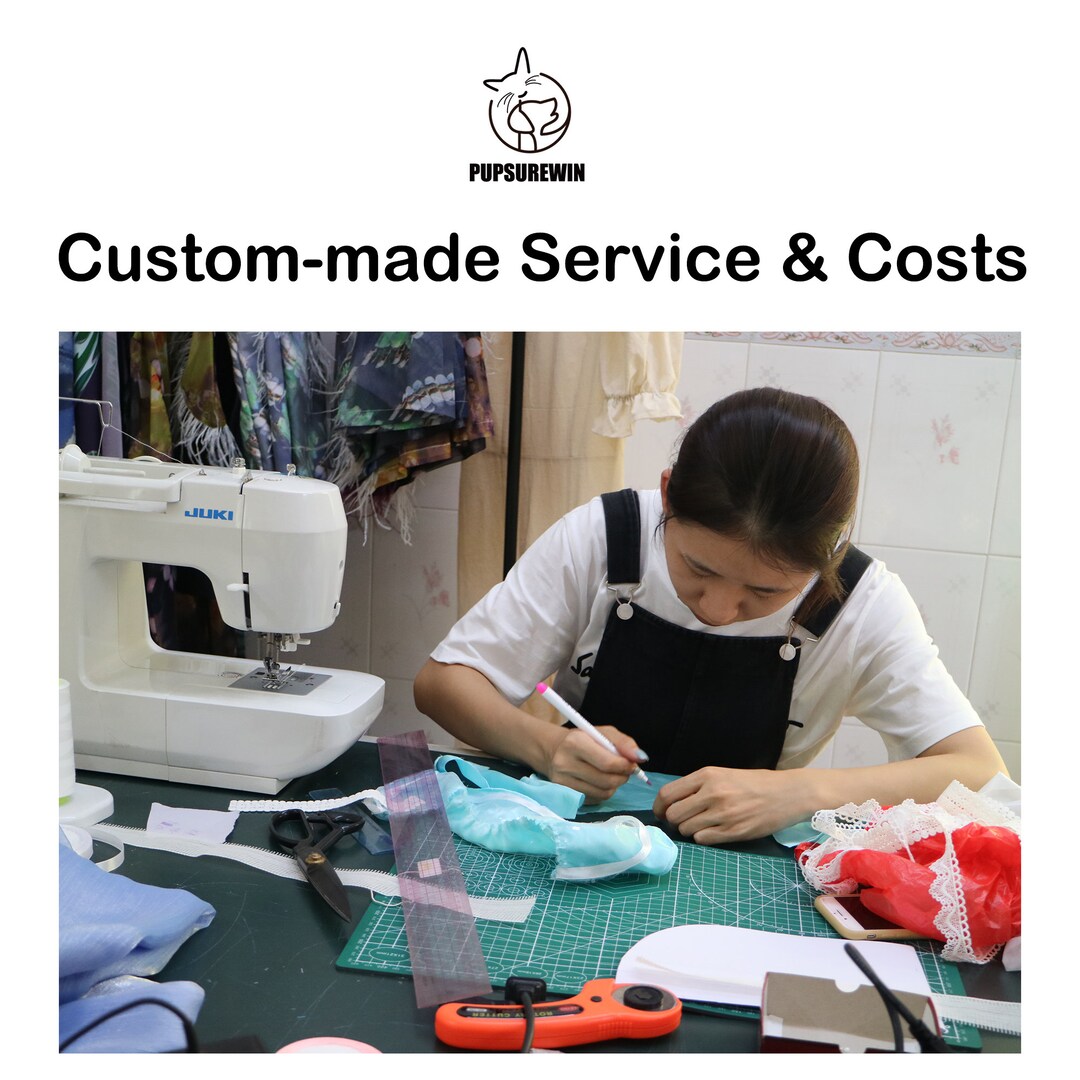 Custom Made Service Costs for Sarah, Dog Measurement 18N 30C 27L - Etsy