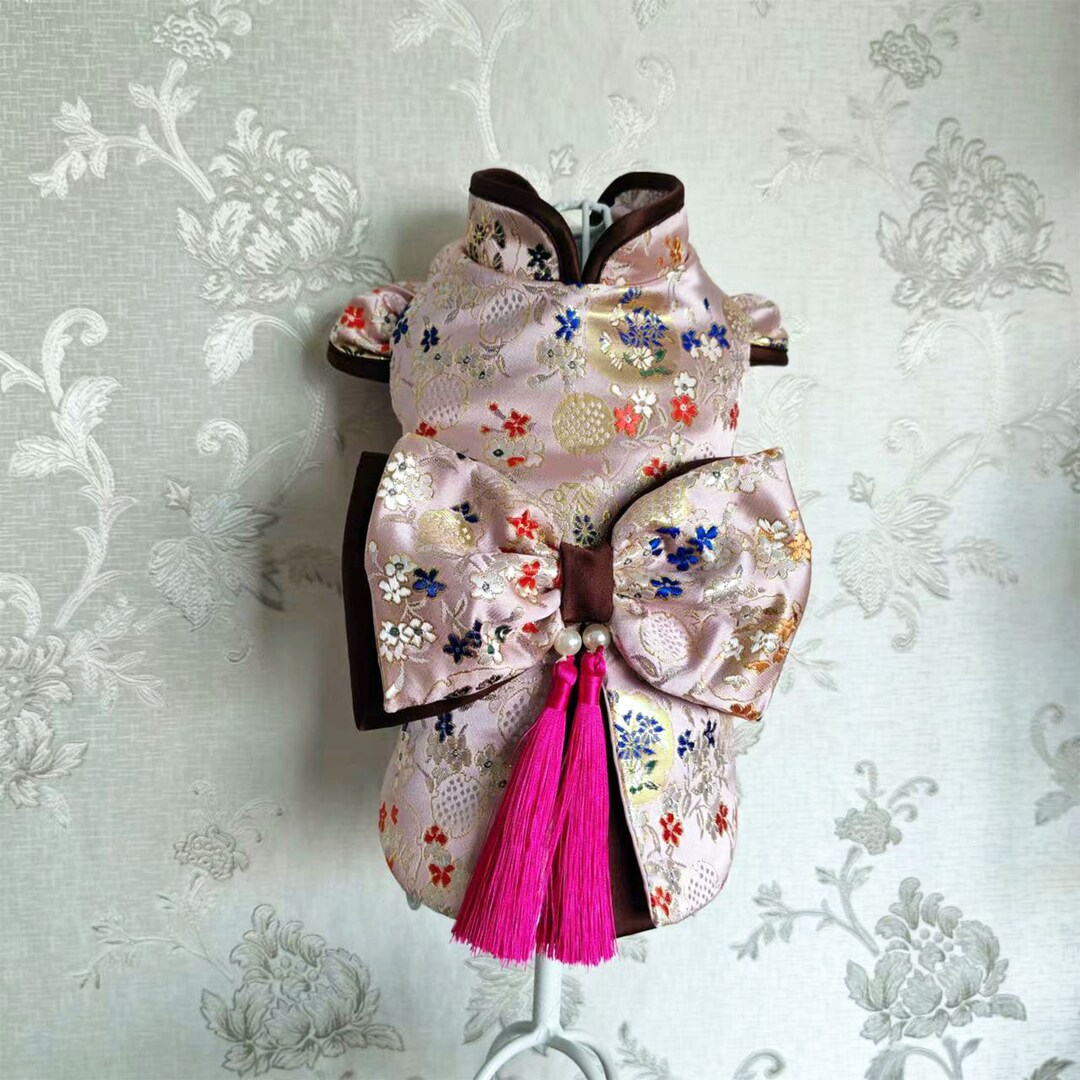 Dog Japanese Kimono Custom Size, Cat Kimono Dress, Pet Halloween ...