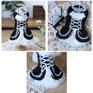 Cat Dog Maid Costume Halloween, Dog French Maid Uniform, Pet French ...