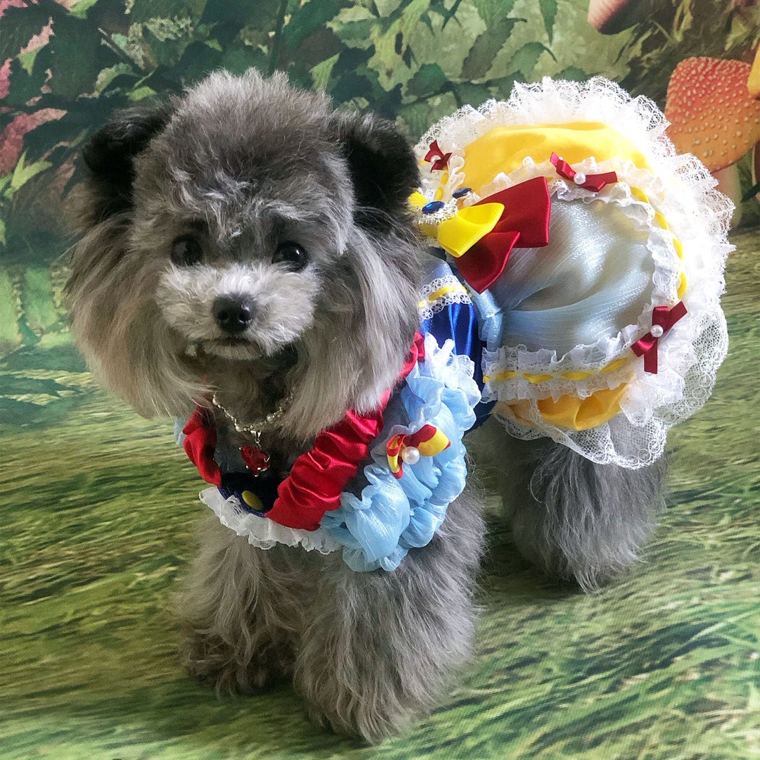 Lavahut Electric Blue Hawaiian Dog Dress