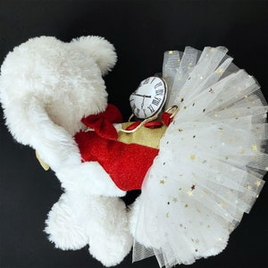 Dog Halloween Costume Inspired From White Rabbit Alice in Wonderland ...