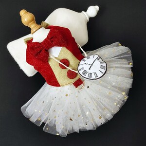 Dog Halloween Costume Inspired From White Rabbit Alice in Wonderland ...