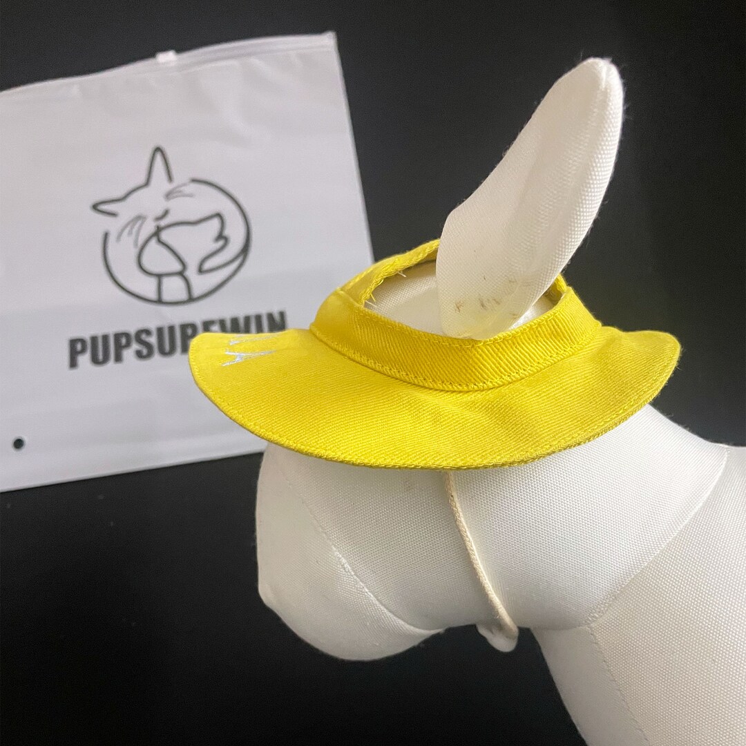 Custom Size Dog Bucket Hat With Ear Holes, Summer Hat for Large Dogs ...