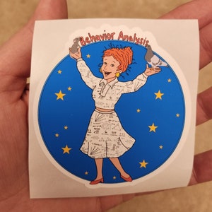 Ms. ABA | BCBA Sticker | Bcaba Stickers | Behavior Analysis Sticker ...