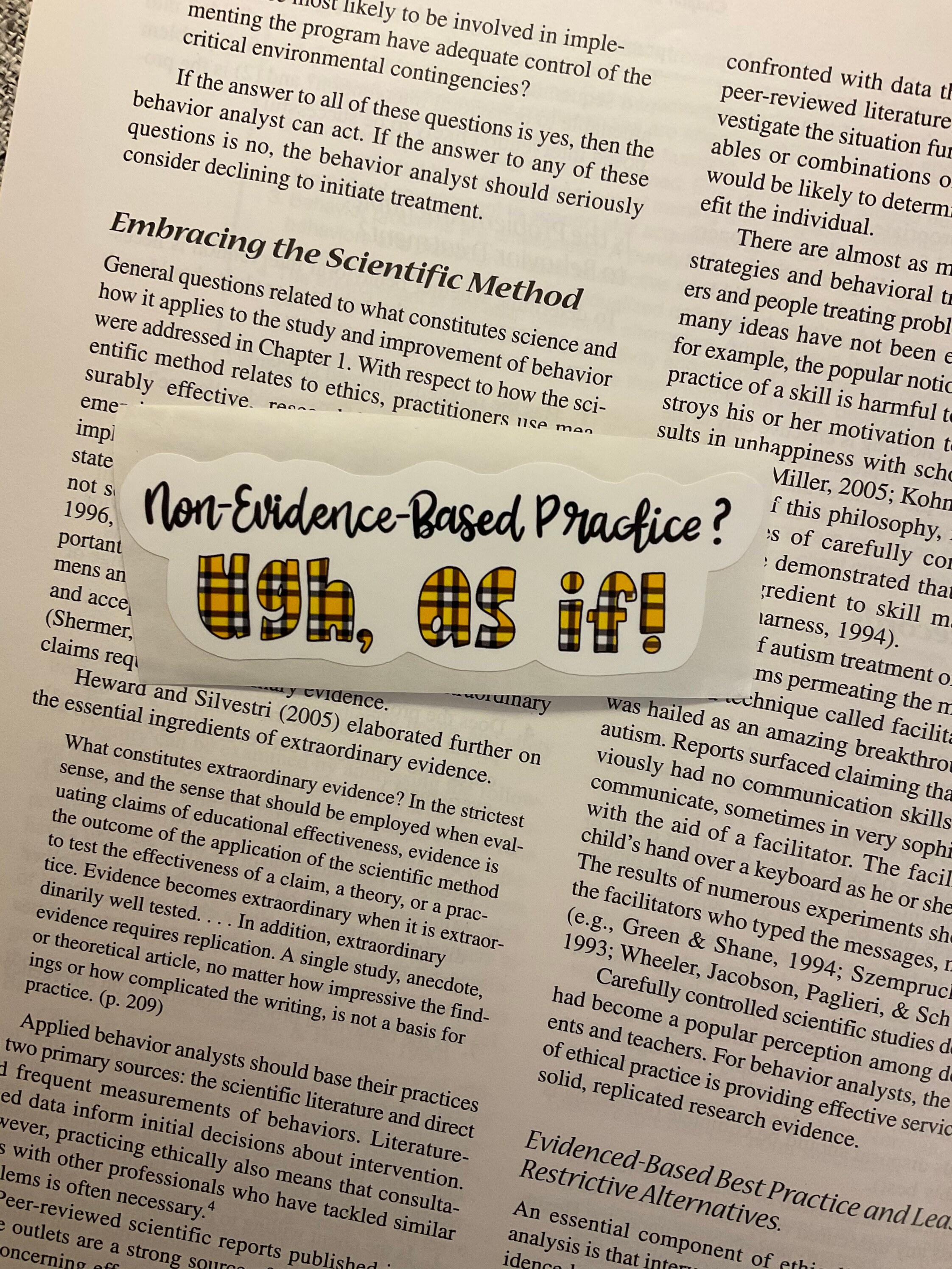 Non EBP Ugh Sticker Bcba Sticker Psychology Stickers - Etsy