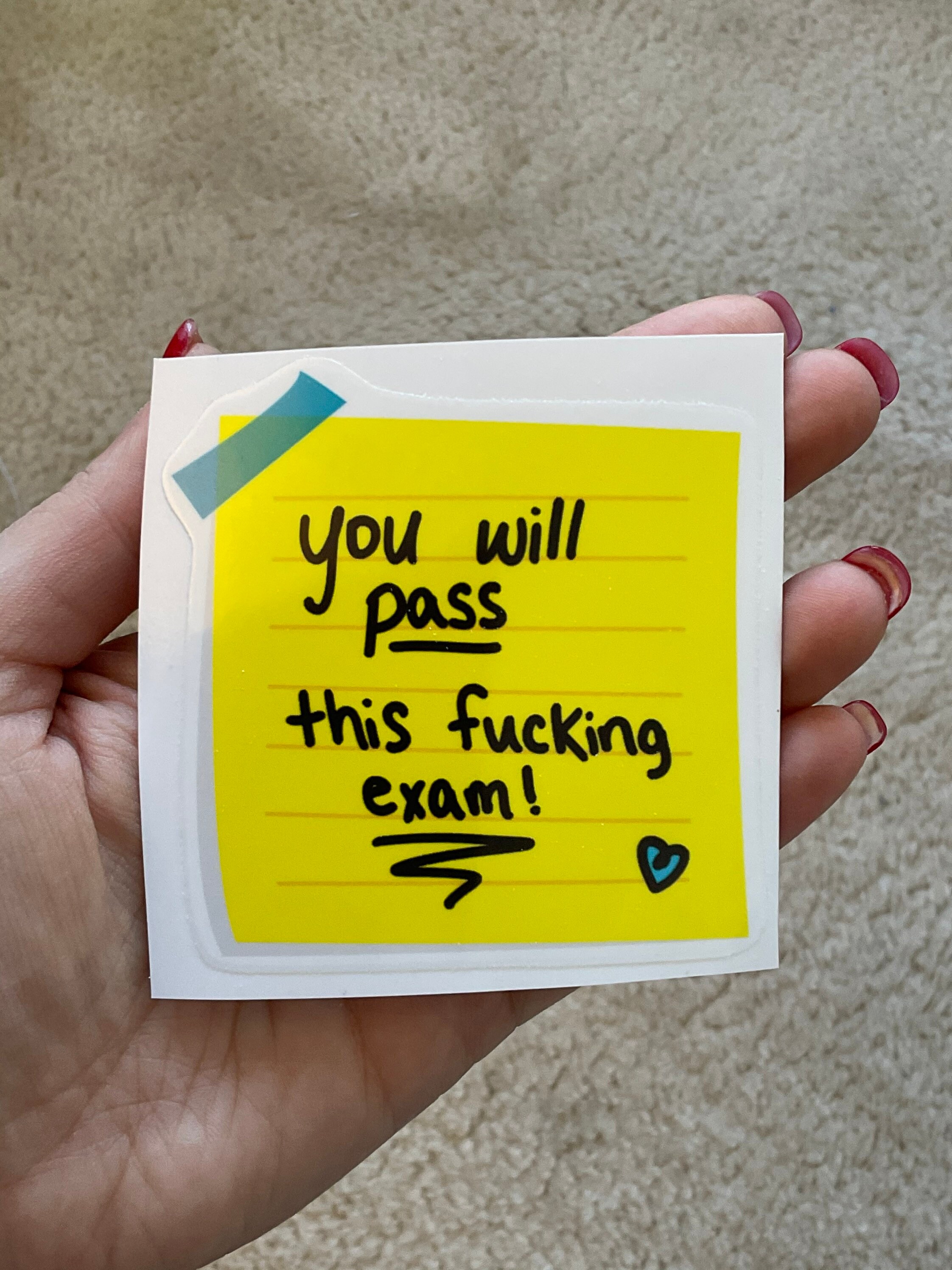 Transparent Border Motivational Sticker | Bcba Gift | Bcba Sticker ...