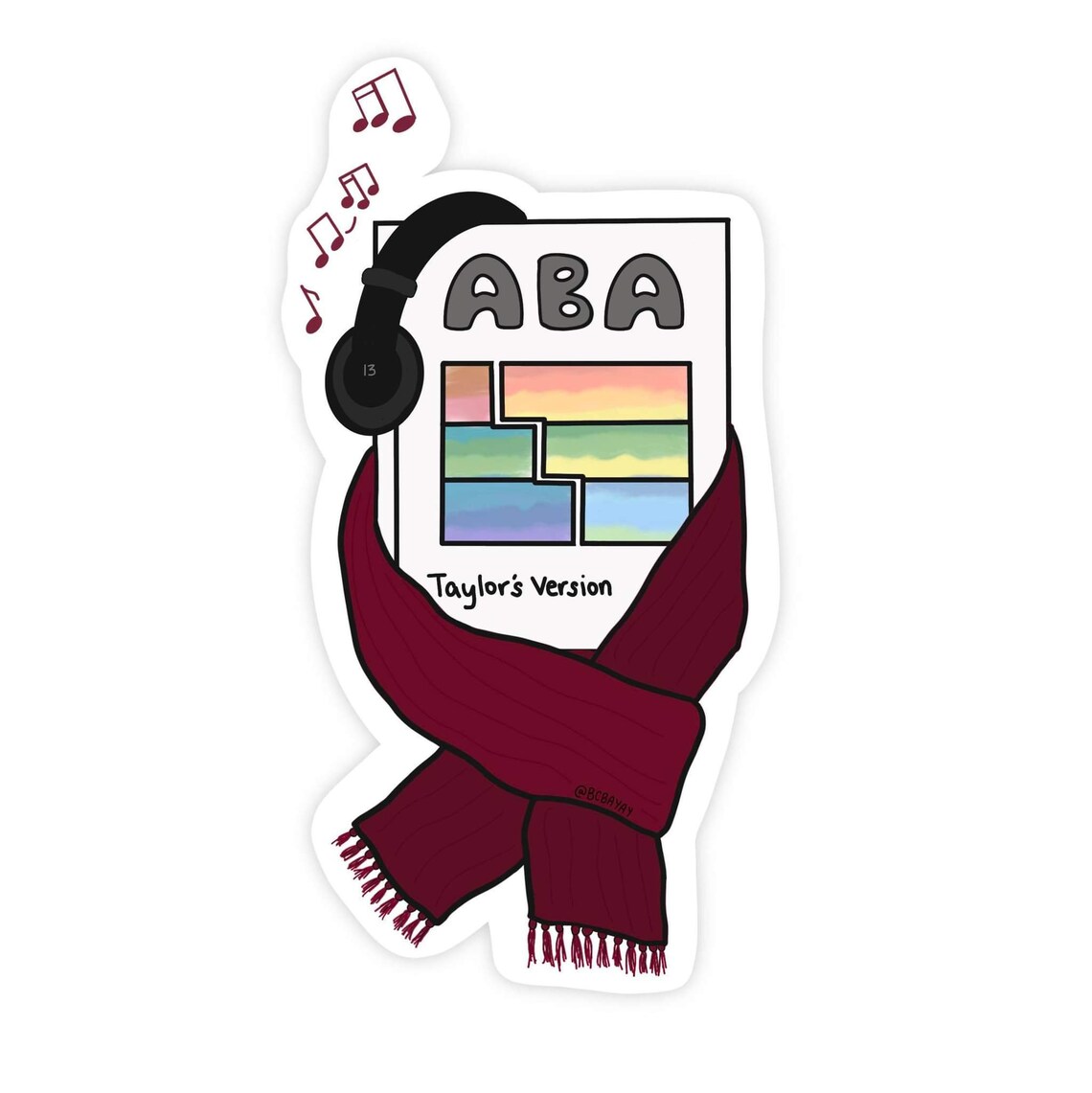 ABA Tv Book Sticker | ABA Sticker | Behavior Analysis | Bcba Gift ...