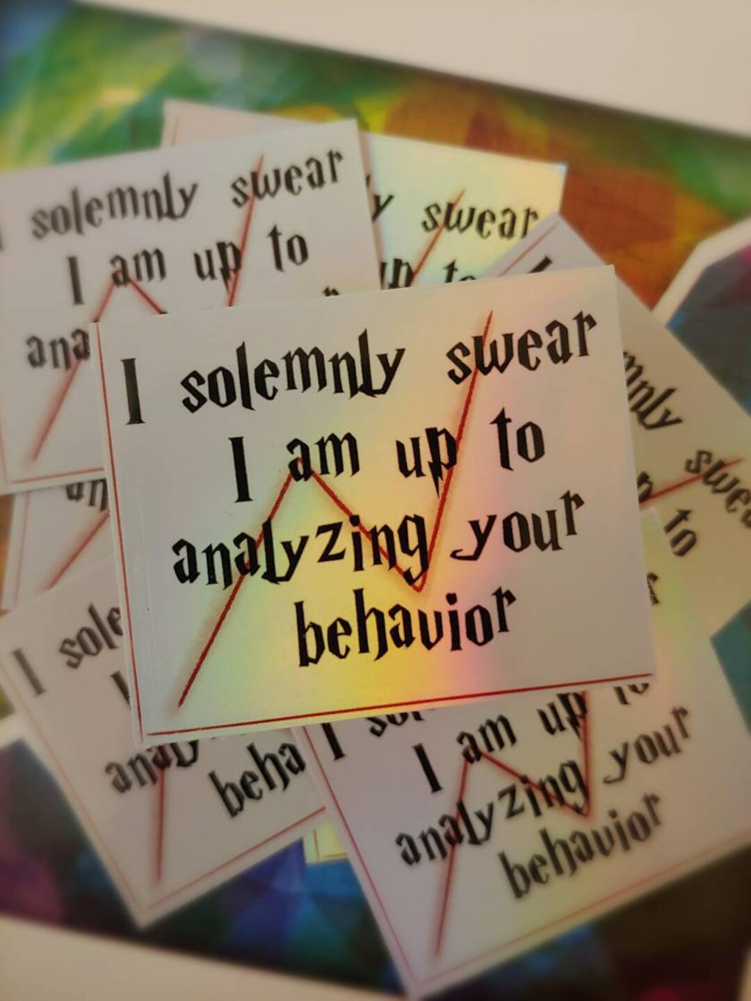 Analyzing Bx ABA Sticker | ABA Holographic Sticker | Behavior Analysis ...