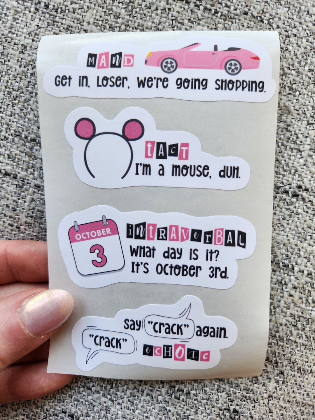 Mean Verbal Operants Stickers | ABA Stickers | Behavior Analysis | Bcba ...