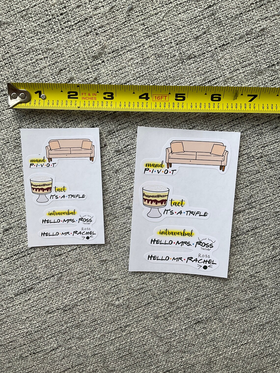 Friendly Verbal Operants Sticker | ABA Sticker | Behavior Analysis ...