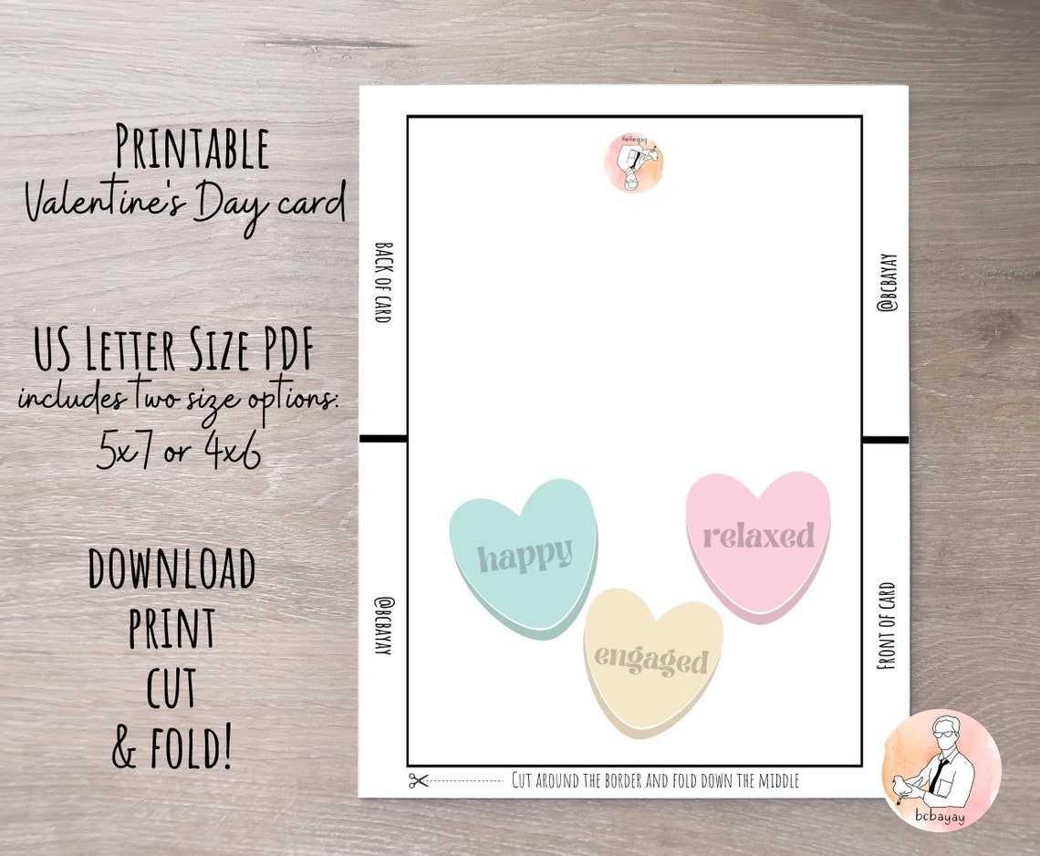 HRE Aba Valentine's Day Card Digital Download | BCBA Card | ABA Card ...
