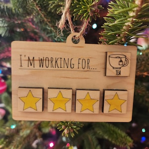 Token Board Christmas Ornament | Bcba Ornament | Aba Ornament | Bcba ...