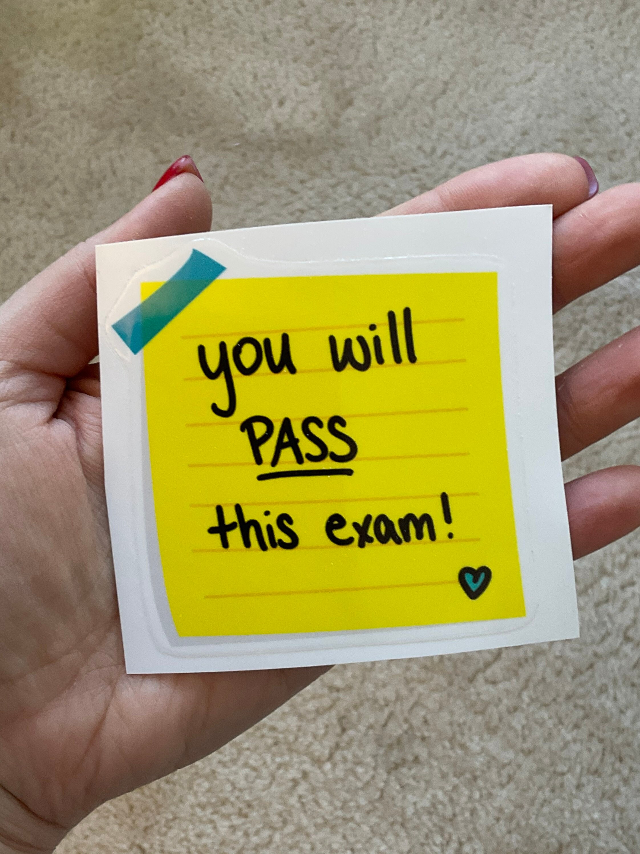 Transparent Border Motivational Sticker | Bcba Gift | Bcba Sticker ...