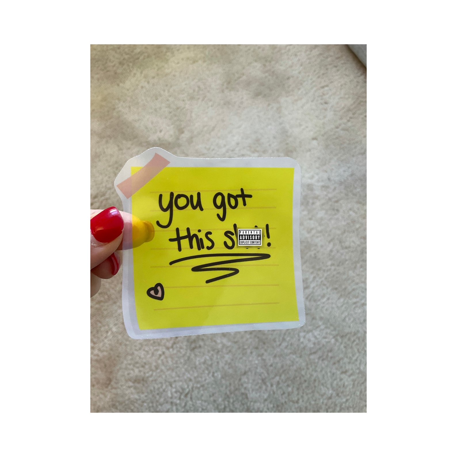 Transparent Border Motivational Sticker | Bcba Gift | Bcba Sticker ...