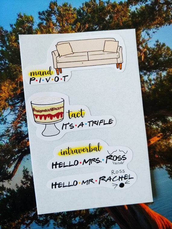 Friendly Verbal Operants Sticker ABA Sticker Behavior | Etsy