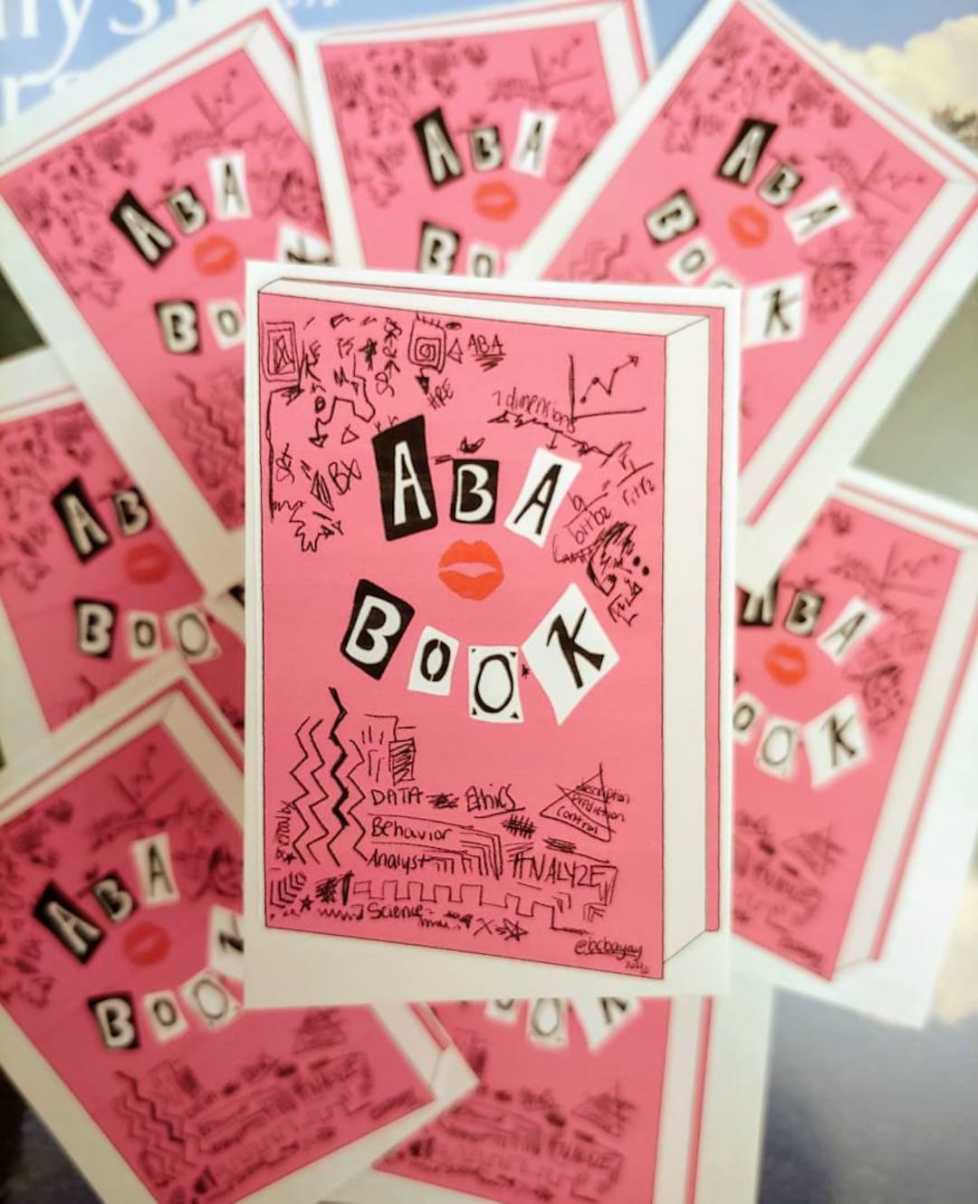 ABA Book Sticker | ABA Sticker | Behavior Analysis | Bcba Gift | Bcba ...