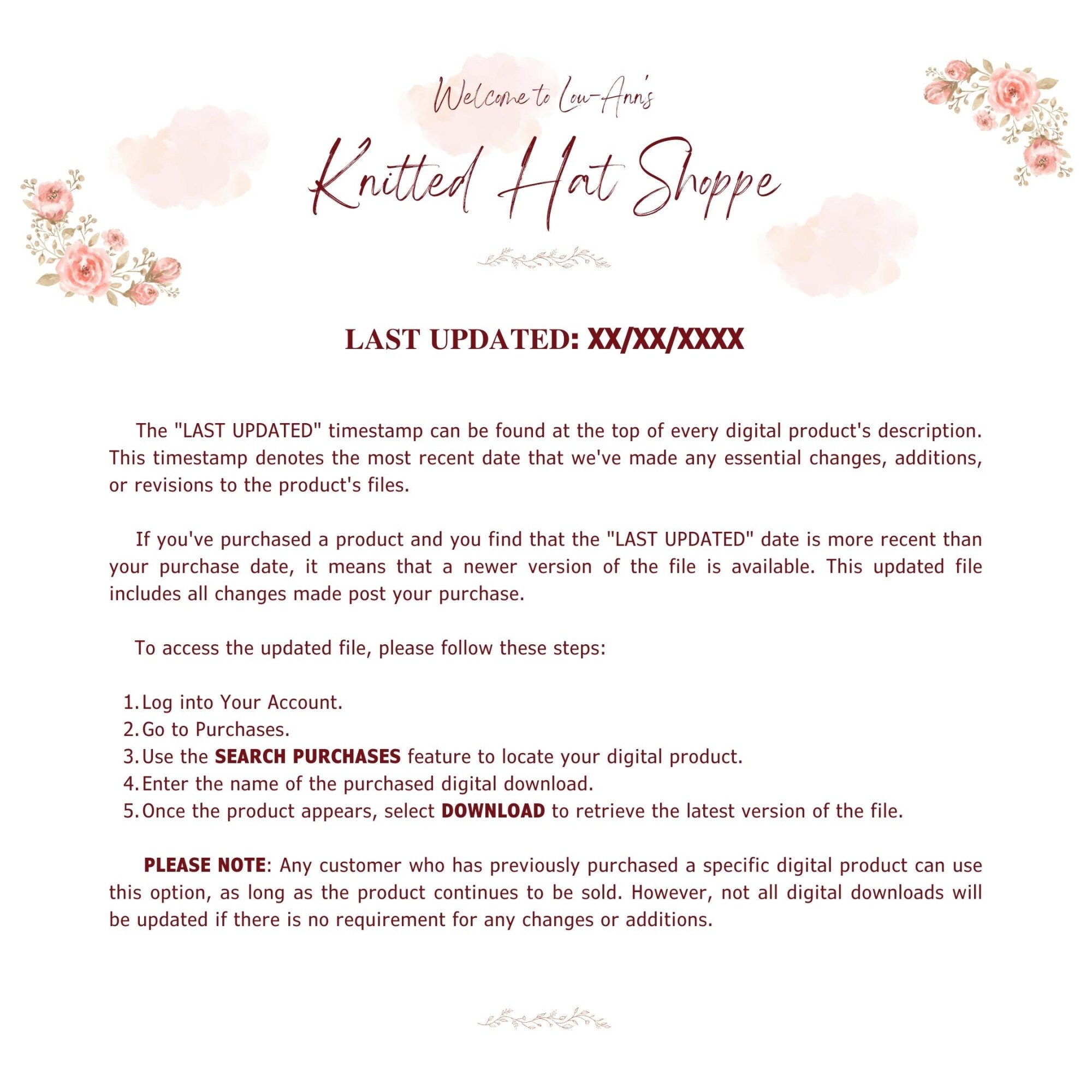 Printable Washing Care Card in Both PNG and PDF Format, Instant ...