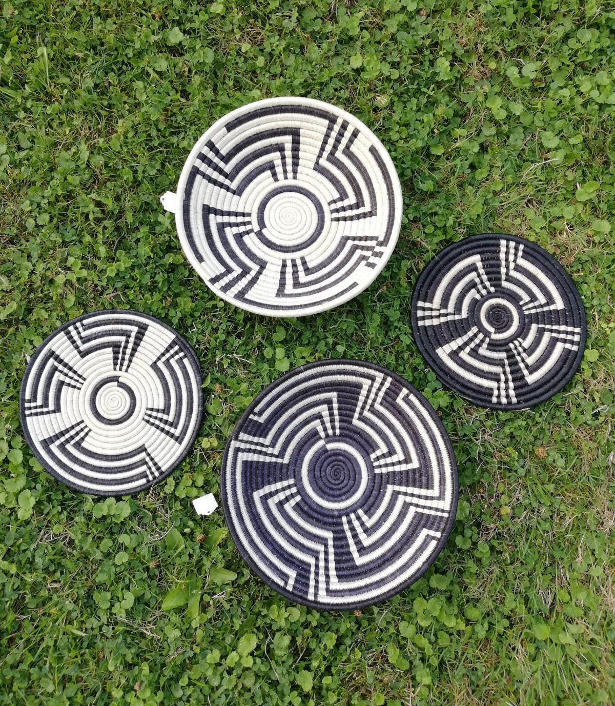 African Wall Rwanda Basket/ Boho Hanging Wall Basket/ Woven - Etsy