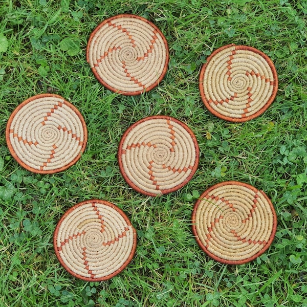 African Coasters - Etsy