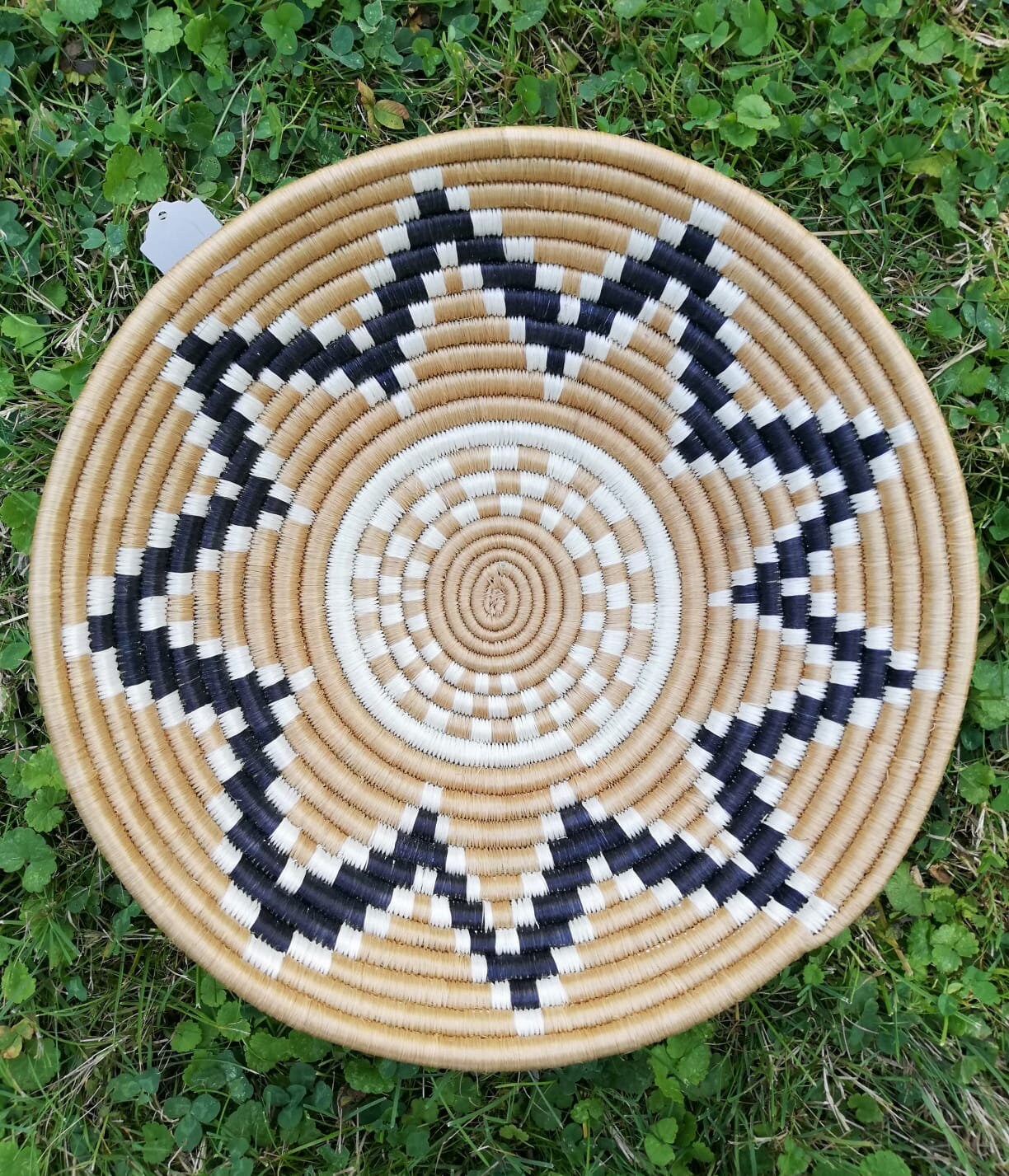 African Wall Rwanda Basket/ Boho Hanging Wall Basket/ Woven Wall Art ...