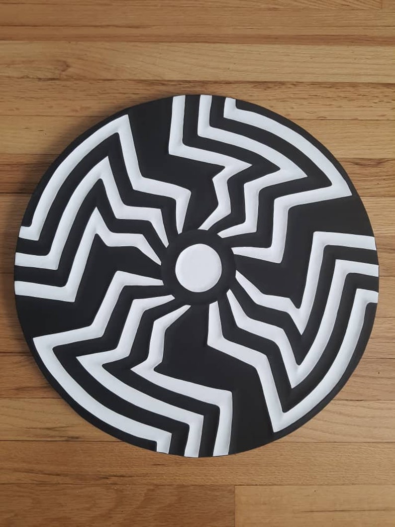 Black & White Imigongo Rwanda Painting/ African Handcraft Wall Decor ...