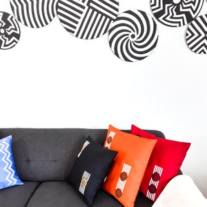 Black & White Imigongo Rwanda Painting/ African Handcraft Wall Decor ...