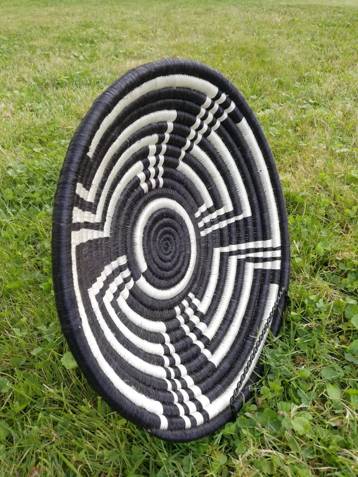 African Wall Rwanda Basket/ Boho Hanging Wall Basket/ Woven - Etsy