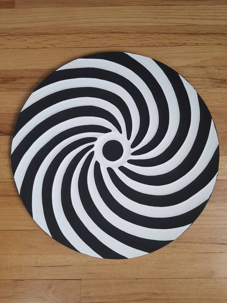 Black & White Imigongo Rwanda Painting/ African Handcraft Wall Decor ...