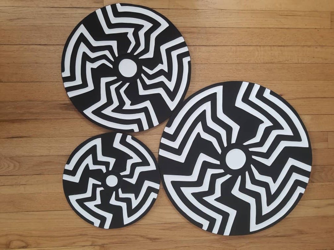 Black & White Imigongo Rwanda Painting/ African Handcraft Wall Decor ...