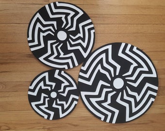 Black & White Imigongo Rwanda Painting/ African Handcraft Wall Decor ...