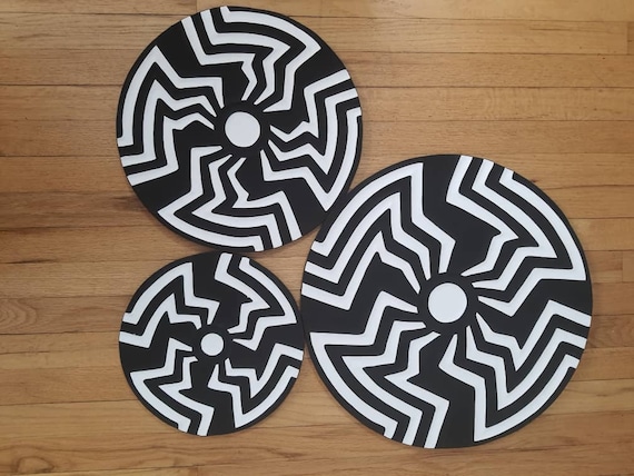 Black & White Imigongo Rwanda Painting/ African Handcraft Wall | Etsy