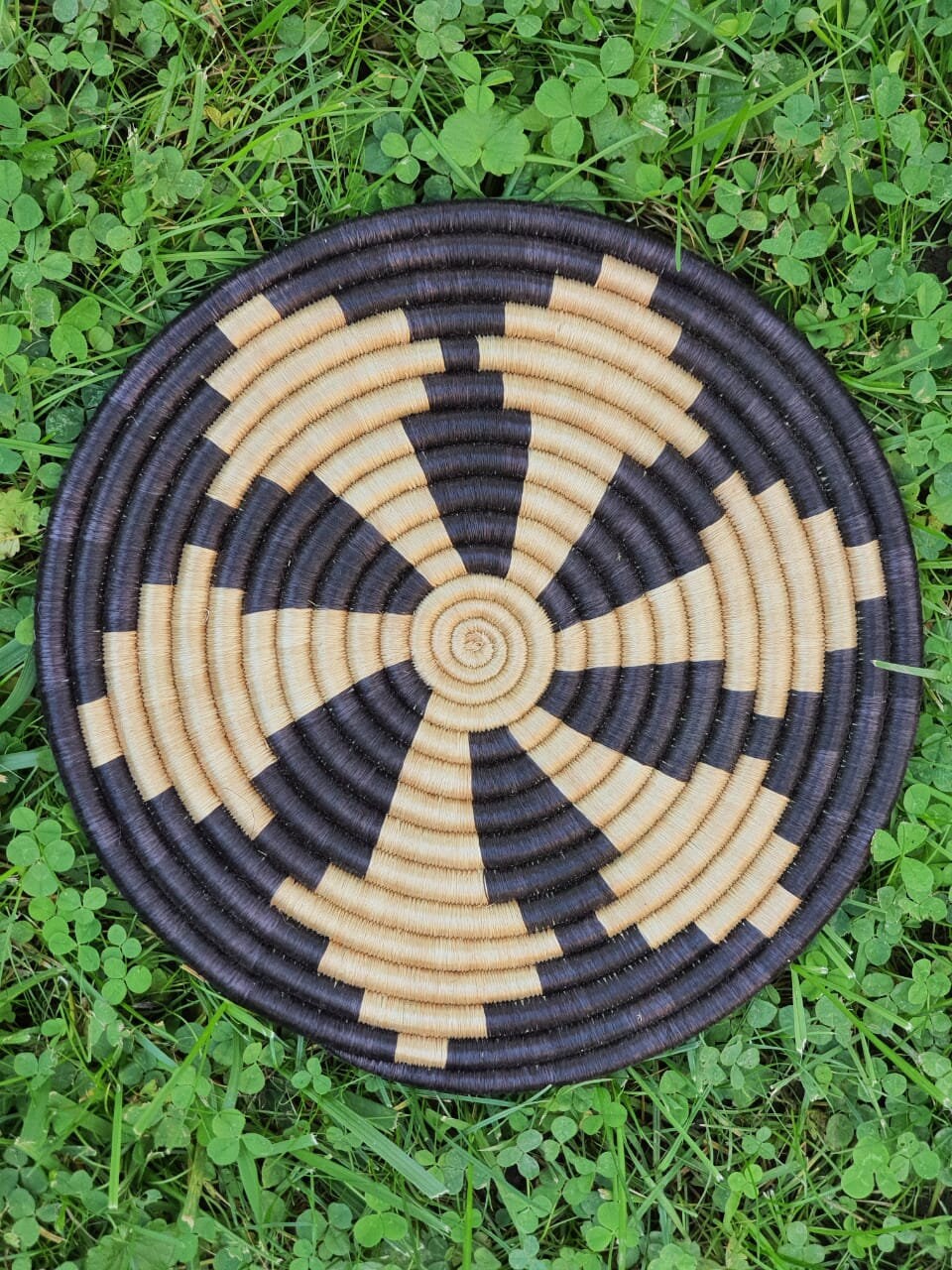 African Rwanda Trivet/ African Woven Trivet/ Wall Decor/ Gift for Mom ...