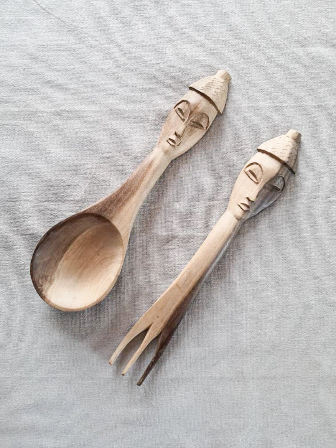 African Wooden Kitchen Utensil/ Sustainable Wood/ Handmade - Etsy