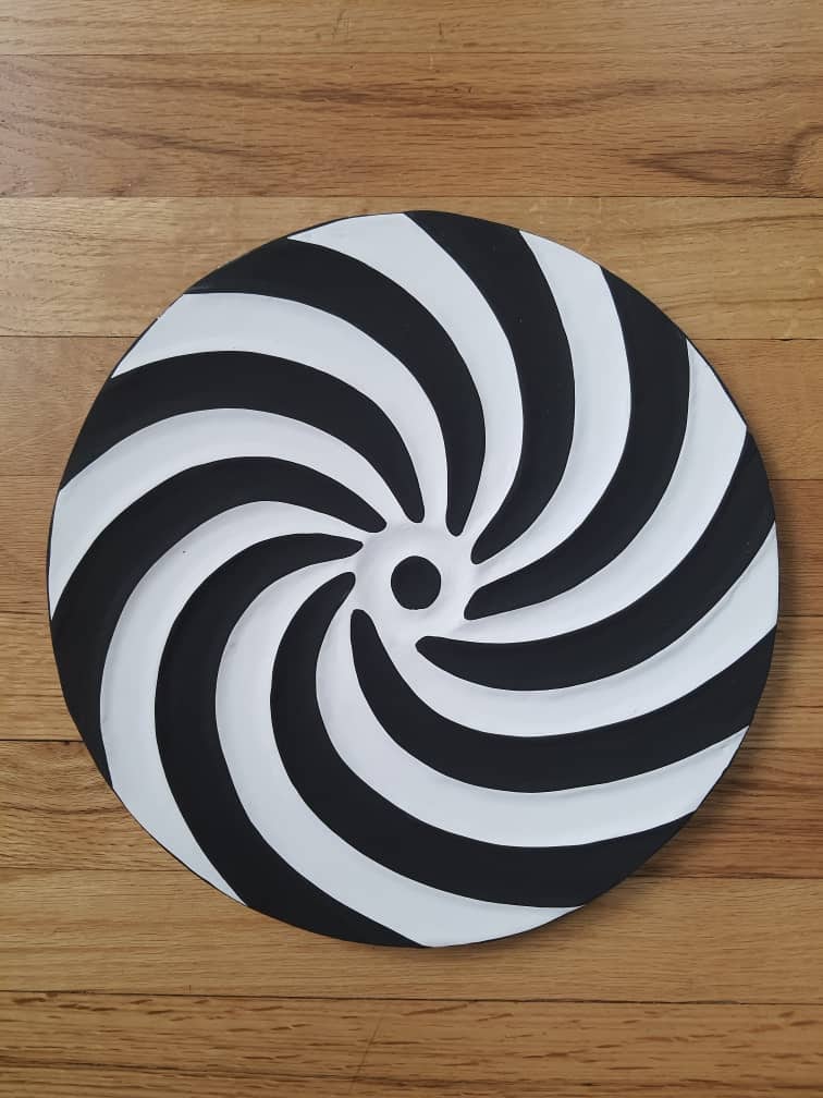 Black & White Imigongo Rwanda Painting/ African Handcraft Wall Decor ...