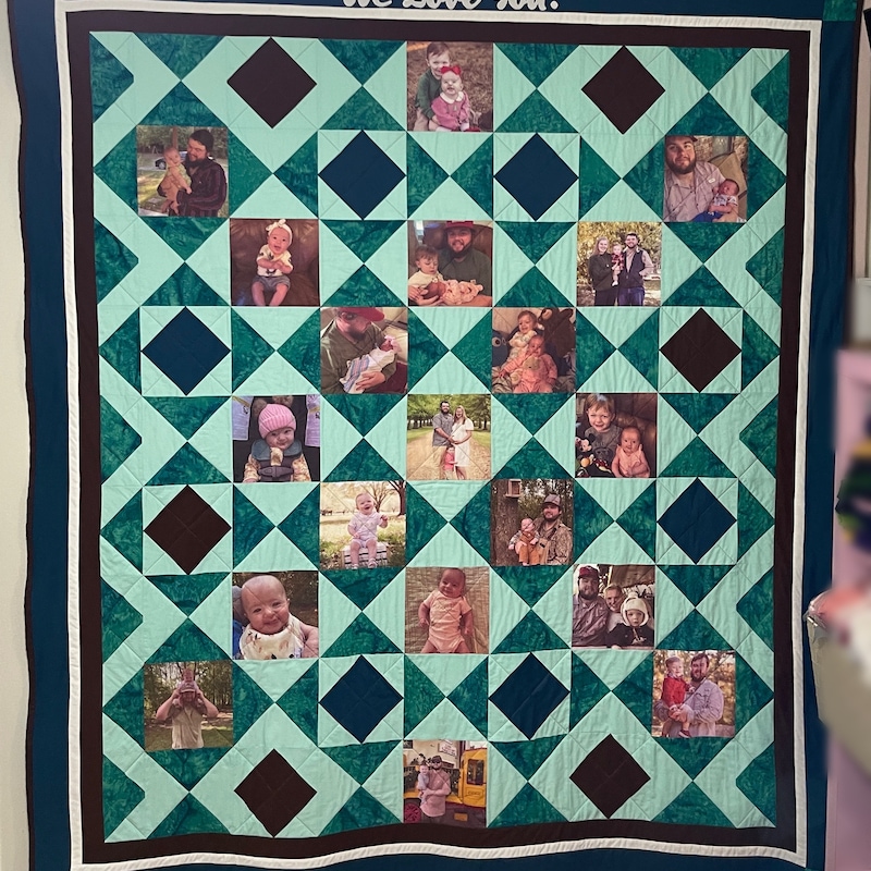 Photo Quilt - Etsy