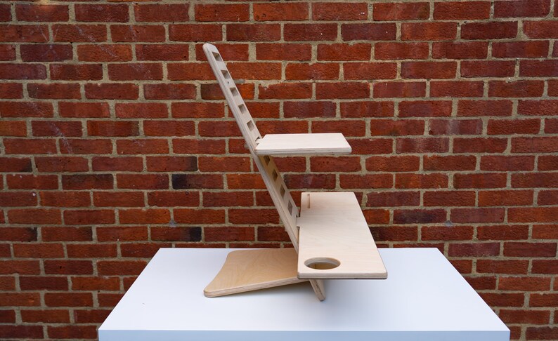 SMART Ergonomic Home Office, Mobile Adjustable Laptop Riser, Birch Ply ...