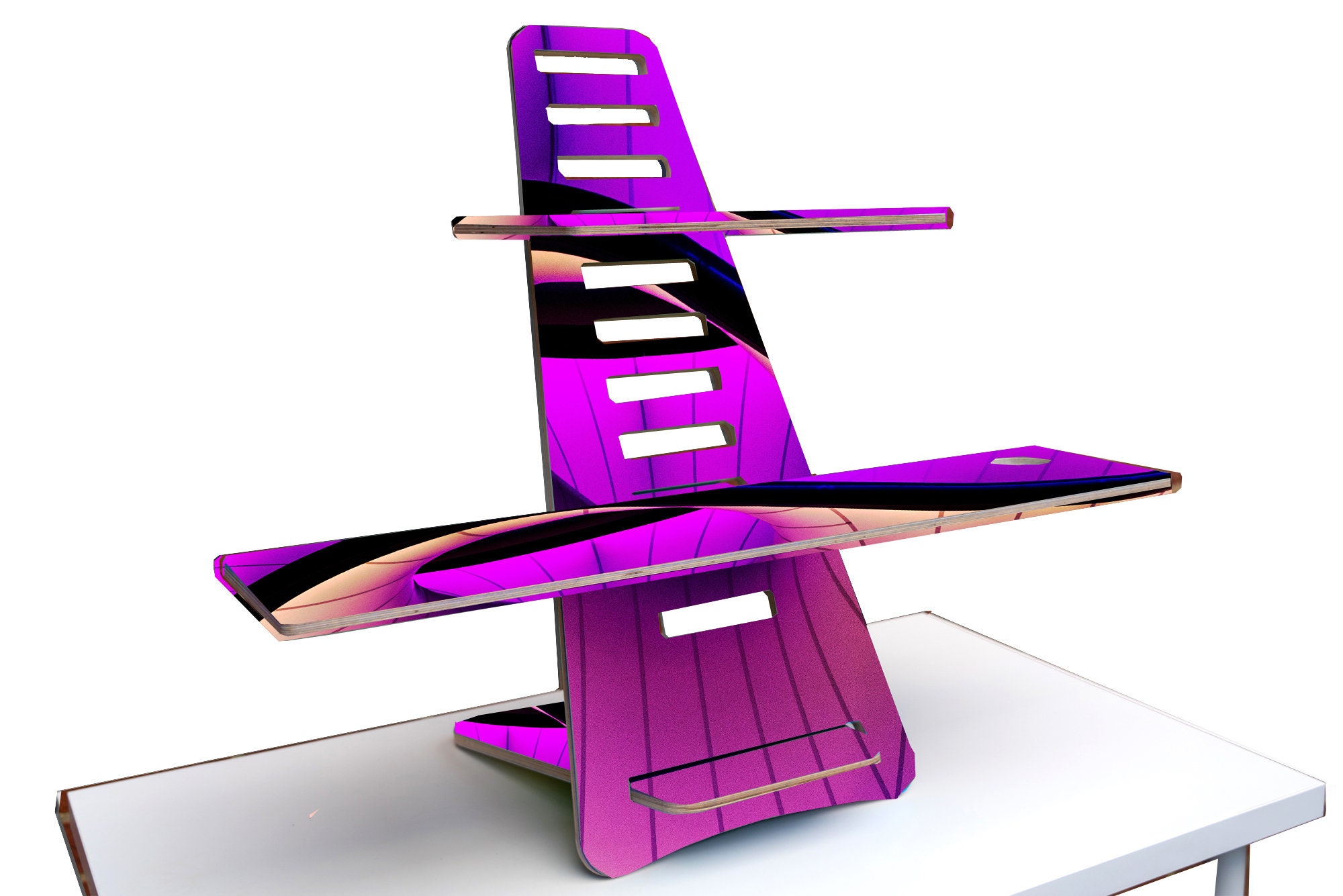 SMART Ergonomic Home Office Mobile Adjustable Laptop Riser | Etsy