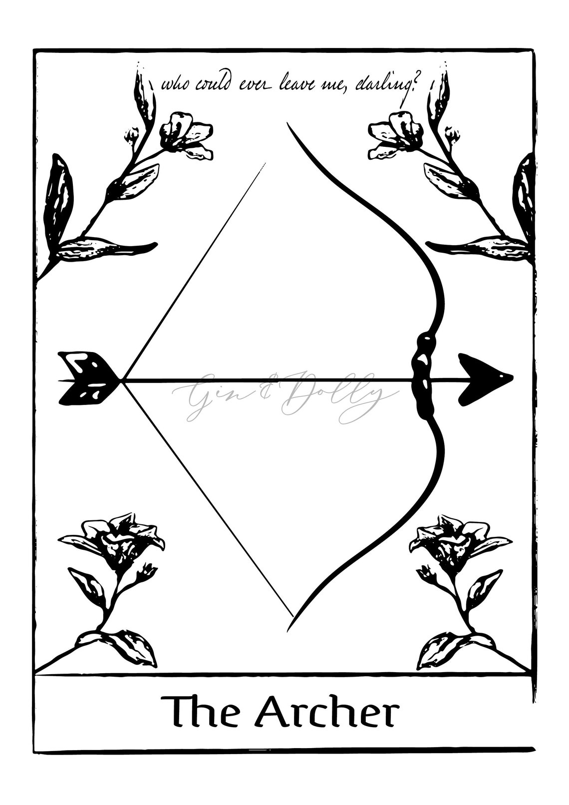 Digital Archer Tarot Card Set - Etsy