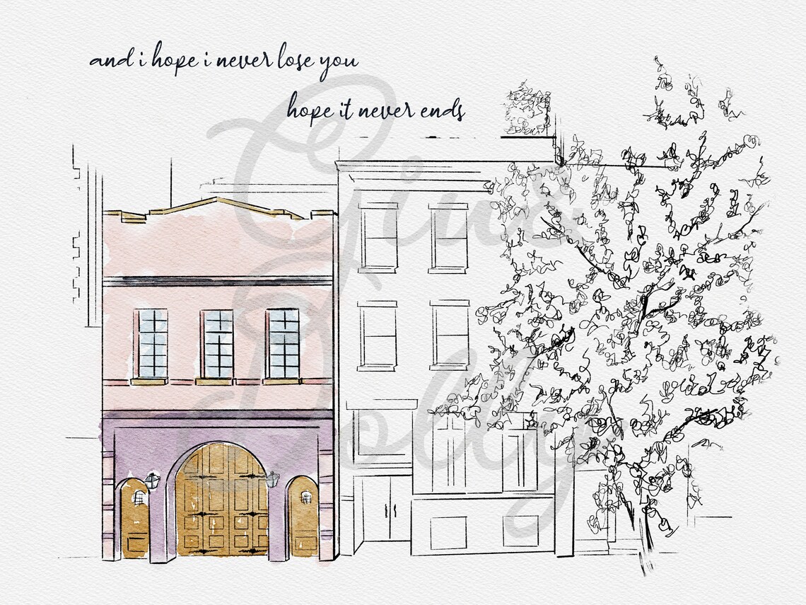 Cornelia Street Lyric Art | Etsy