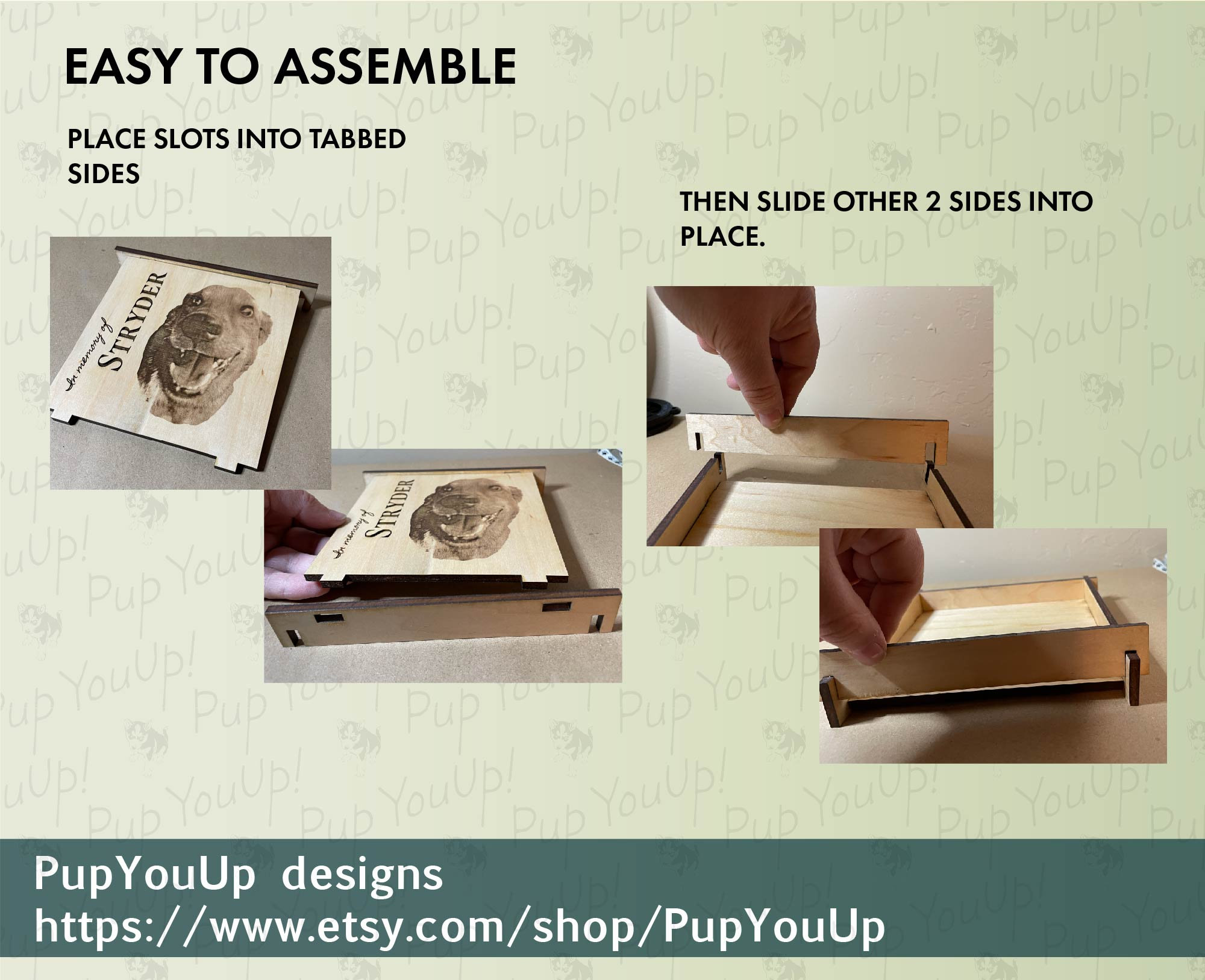 3D Box Frames Bundle 9 Sizes for Laser Engravings Quick & Easy Assembly ...