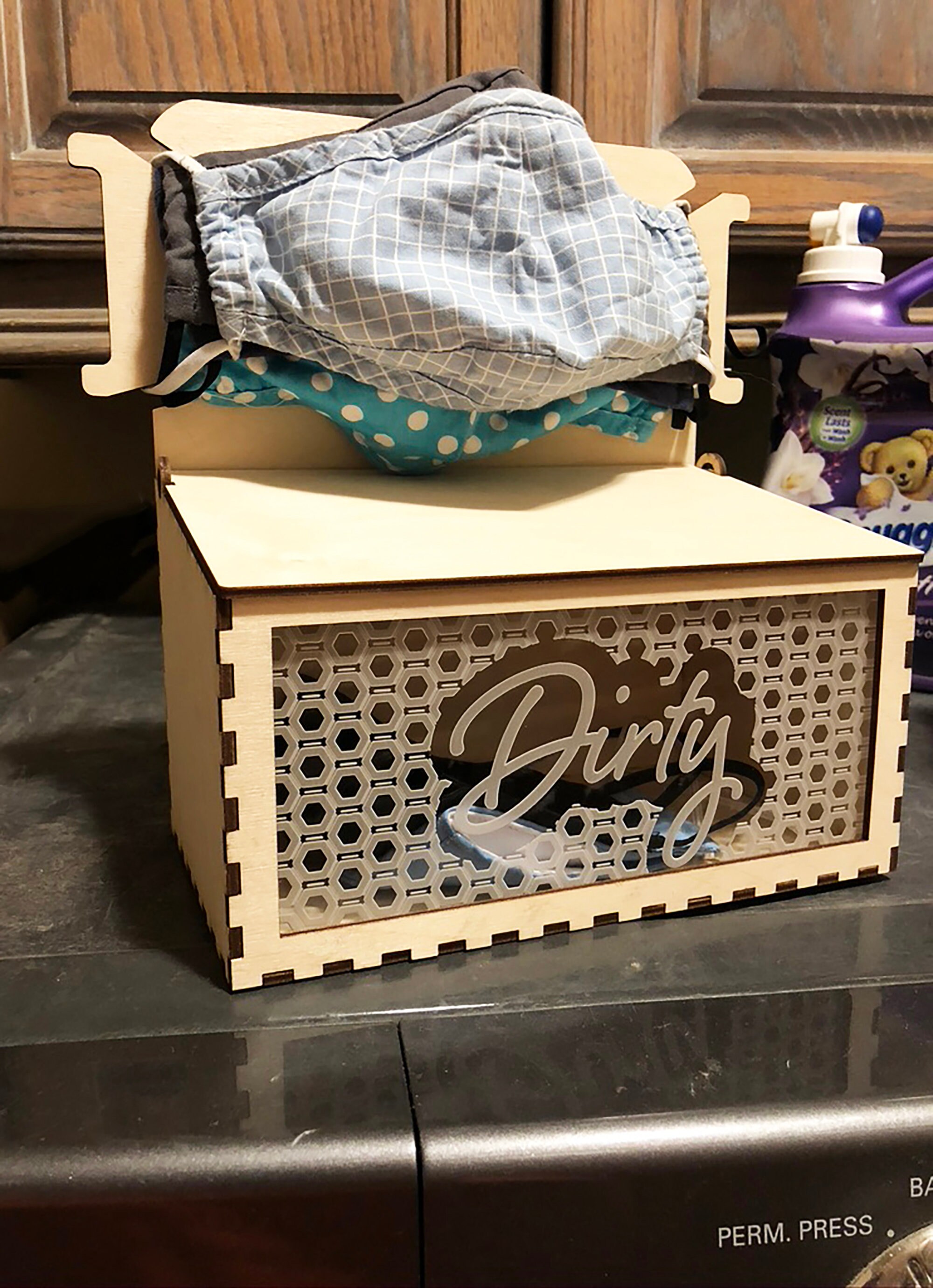 Mask Organizer Laundry Sorter Bin Station-svg DIGITAL FILE - Etsy