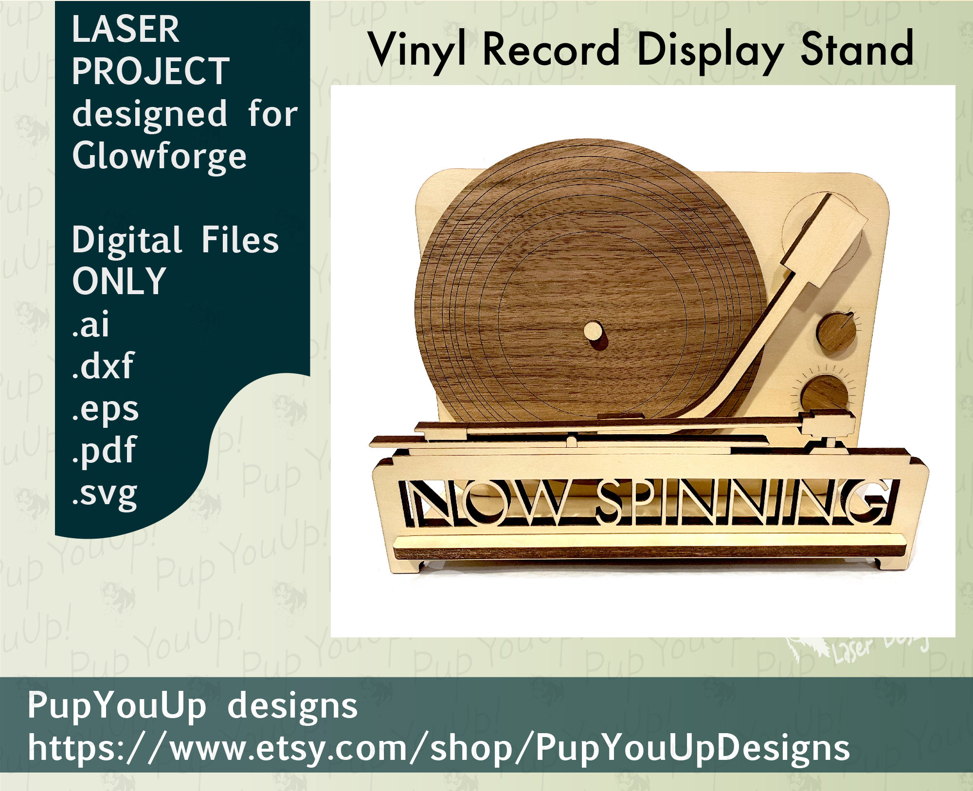 Now Play Record Stand - Etsy