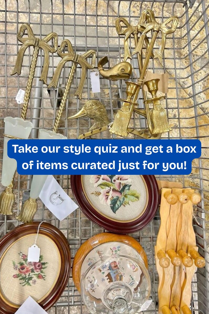 Custom Curated Home Decor Mystery Box | Personalized Vintage & Thrifted ...