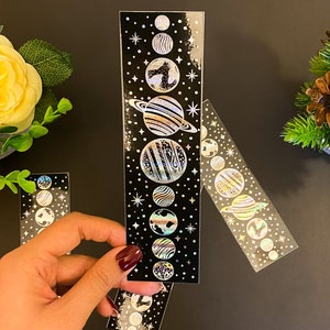 Solar System Bookmark | Space Foil Bookmark | Solar System Foil ...